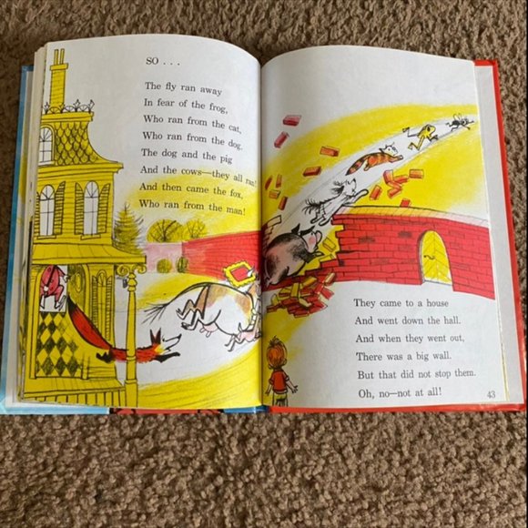 Dr. Seuss | Toys | Vintage A Fly Went By Dr Seuss Beginner Books 986 ...